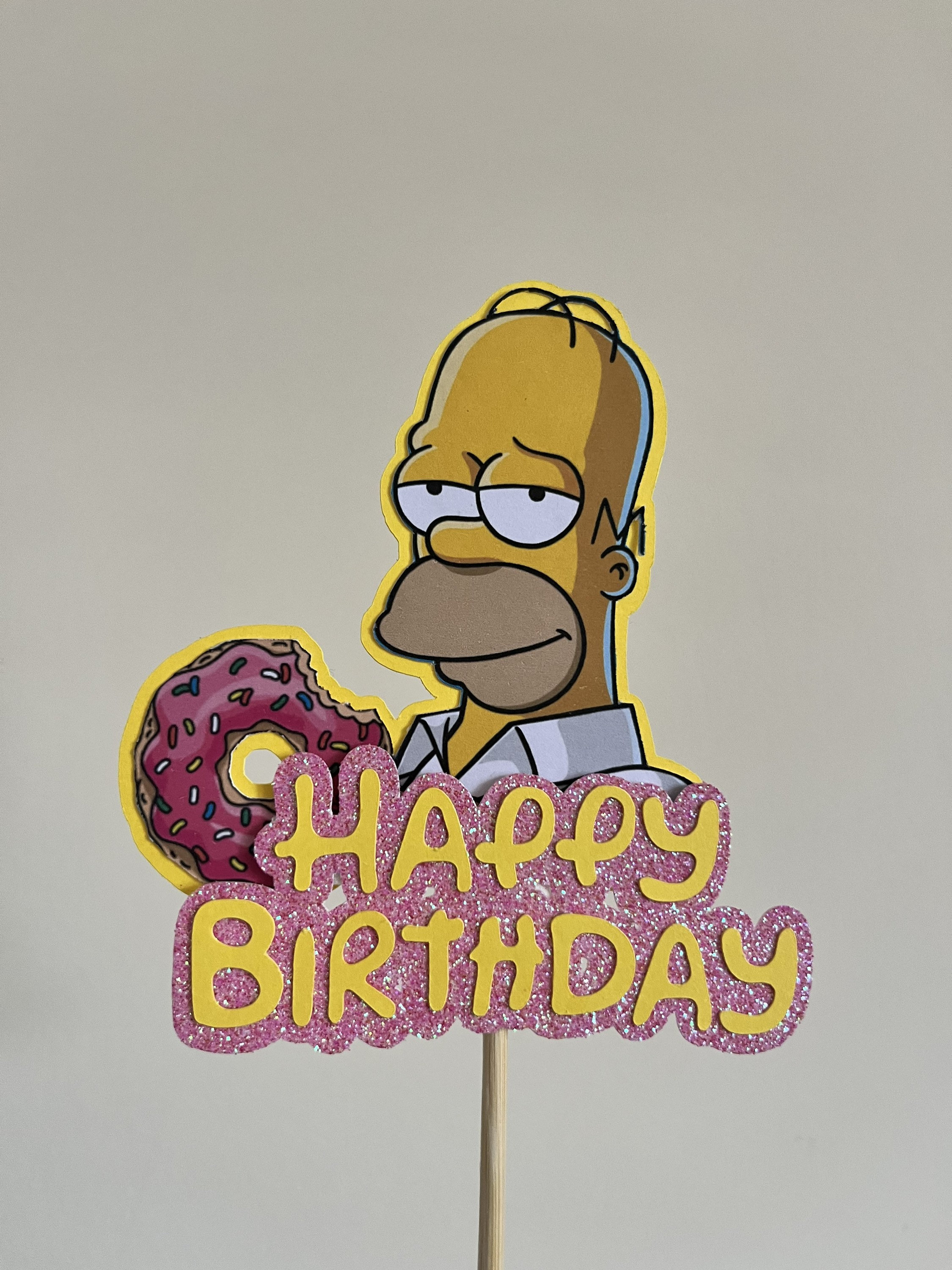 Homer Simpson Cake Topper - Etsy UK