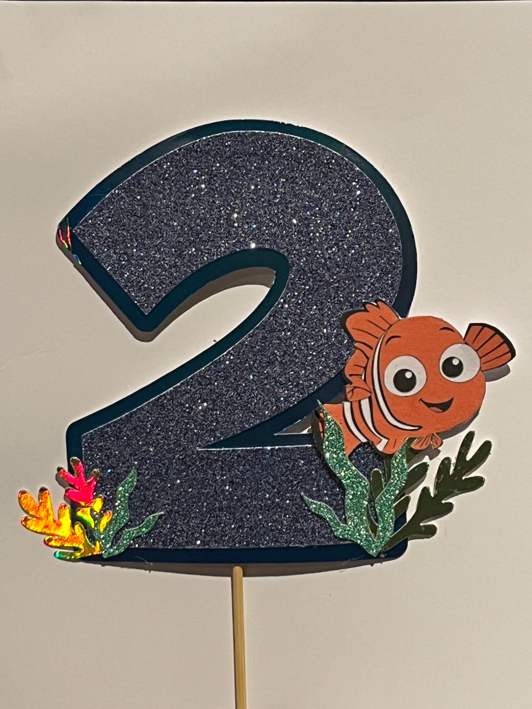 Finding Nemo Age Cake Topper - Etsy