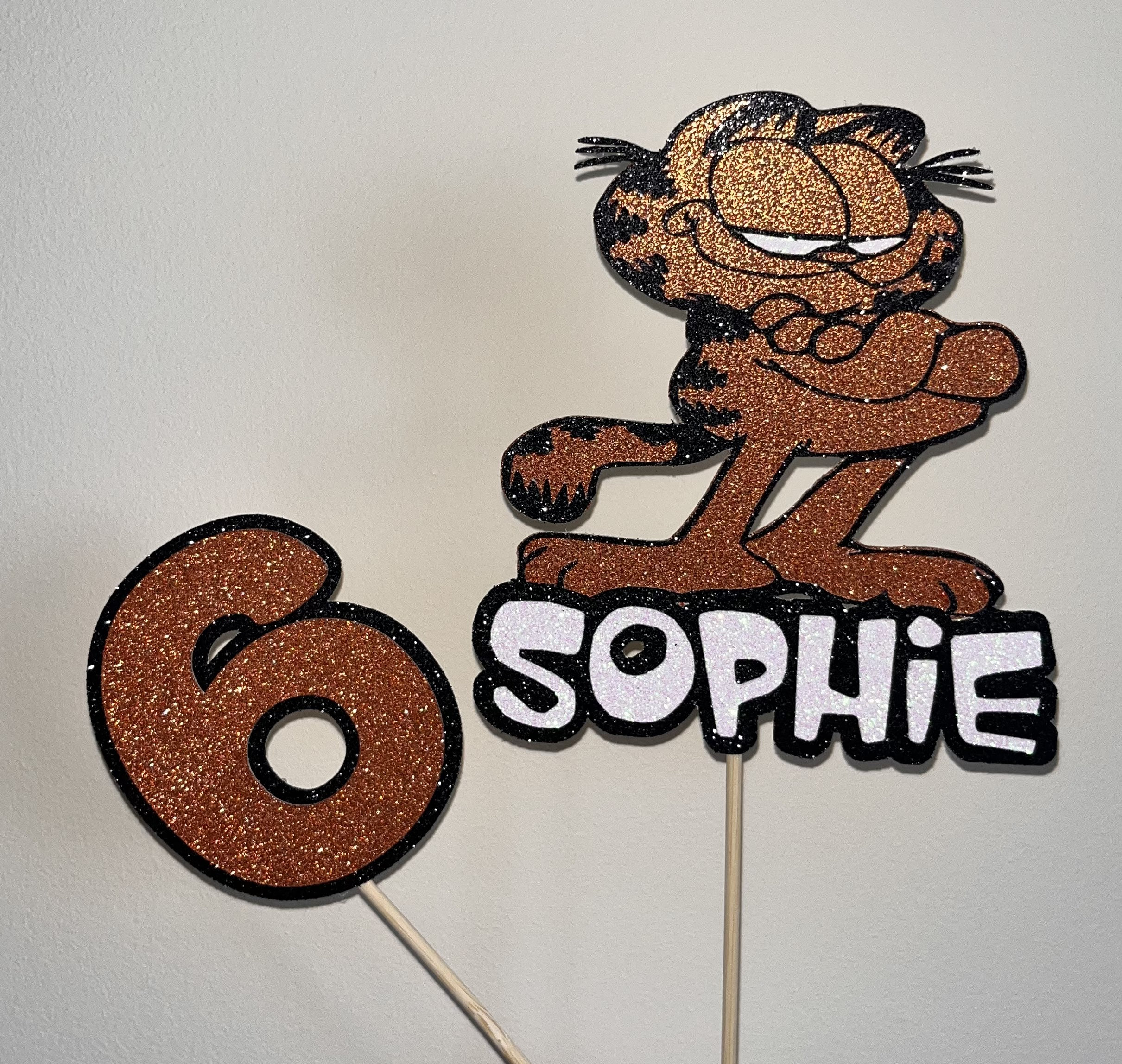 Garfield Cake Topper - Etsy