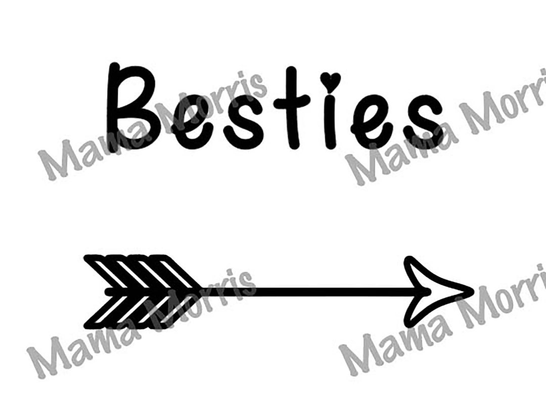 Bestie SVG for Cricut or Silhouette - Etsy