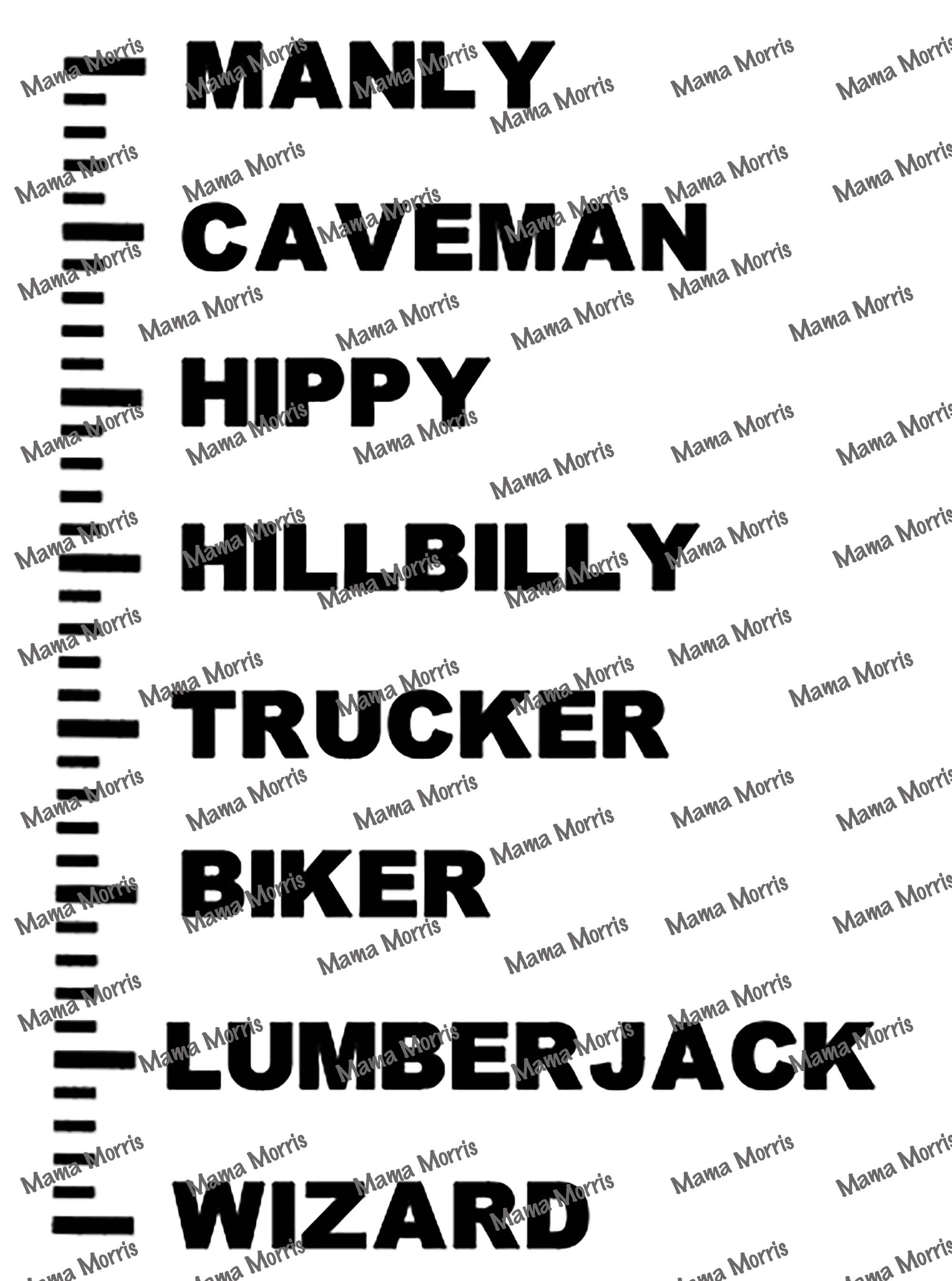 Beard Measuring SVG for Cricut or Silhouette - Etsy