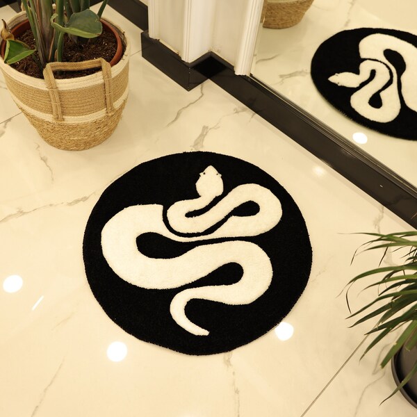 Large Snake Rug - Etsy