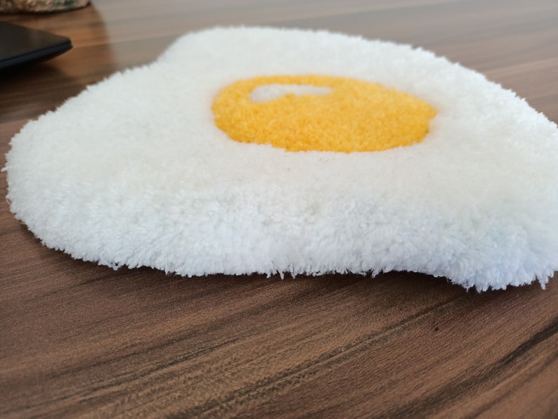 Fried Egg Handmade Tufted Rug Table Wall Floor Decor - Etsy