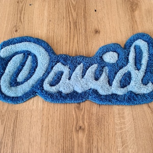 Custom Name Handmade Tufted Rug, Personalized Birthday Gift - Etsy