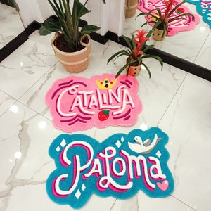 Custom Handmade Tufted Rug, Customized Business Logo - Etsy