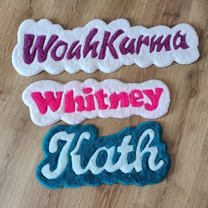 Custom Handmade Tufted Rug, Customized Business Logo - Etsy