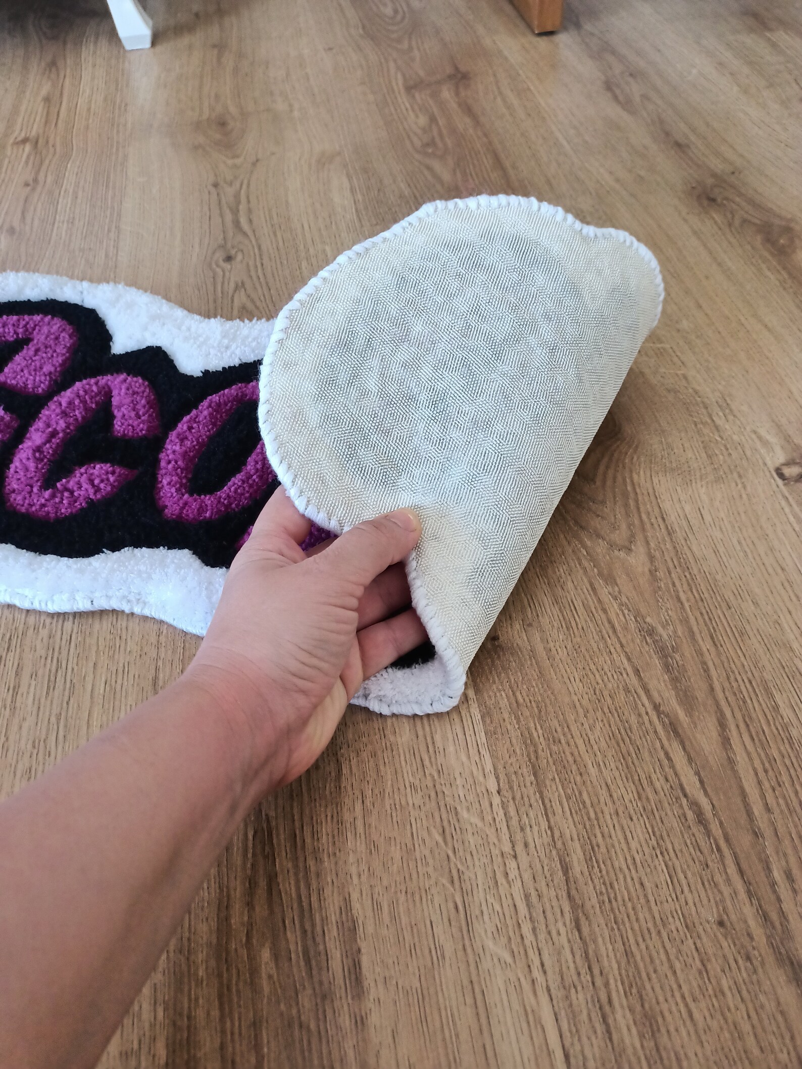 Scorpio Star Sign Custom Tufted Decor Rug, Astrology, Purple White ...