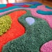 Irregular Multicolor Abstract 100% Hand Tufted Rug, Modern Art Unique ...
