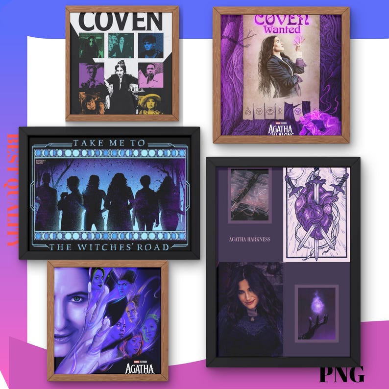 Agatha All Along Svg,kathryn Hahn,harkness,hocus Pocus,wandavision ...