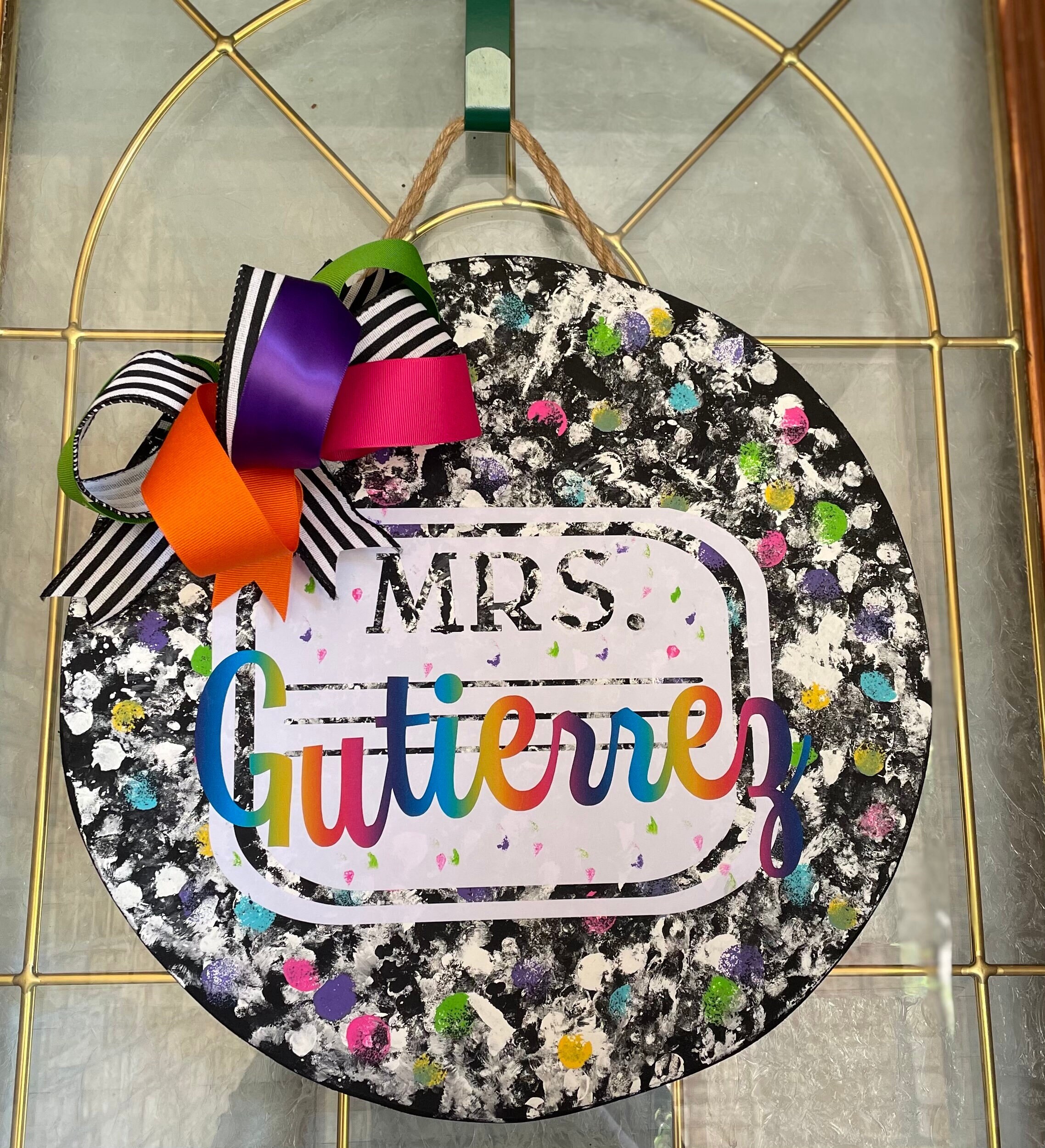 Teacher Classroom Door Hanger| Teacher Sign| Classroom Decor| Teacher ...