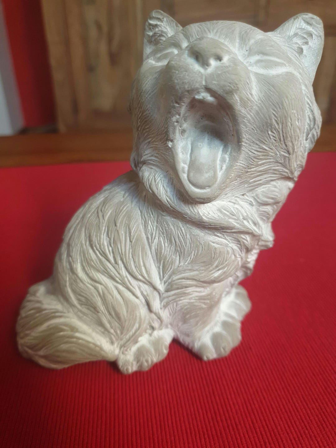 Latex Mold Cute Cat Casting Mold for Casting Concrete, Plaster, Clay ...