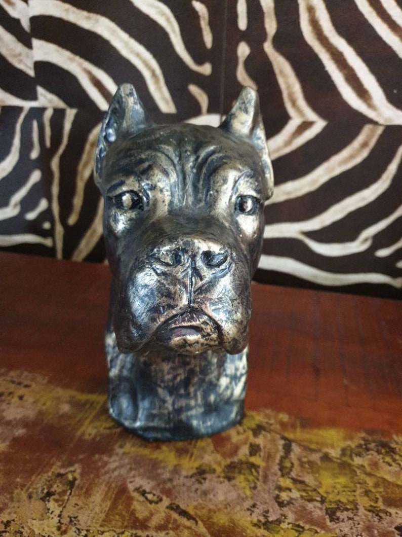 Latex Mold 3D Pitbull Dog Dog Casting Mold Mastiff Casting Mold for ...