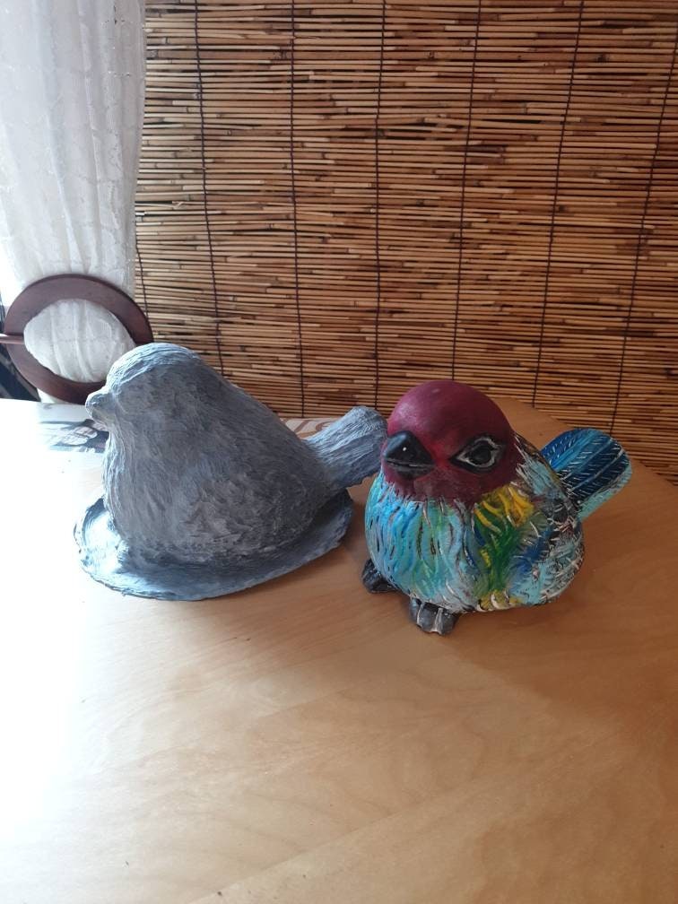 Latex Mold 3D Cute Bird Casting Mold Concrete Mold for Plaster - Etsy