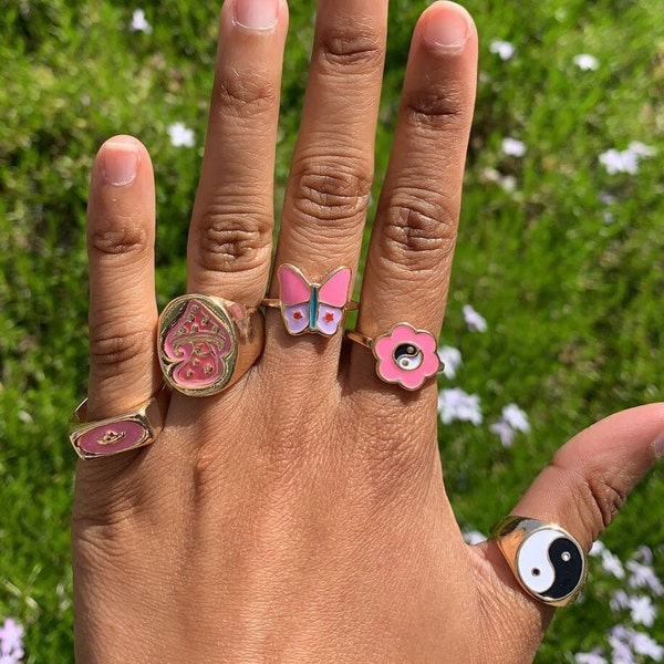 Aesthetic Rings - Etsy