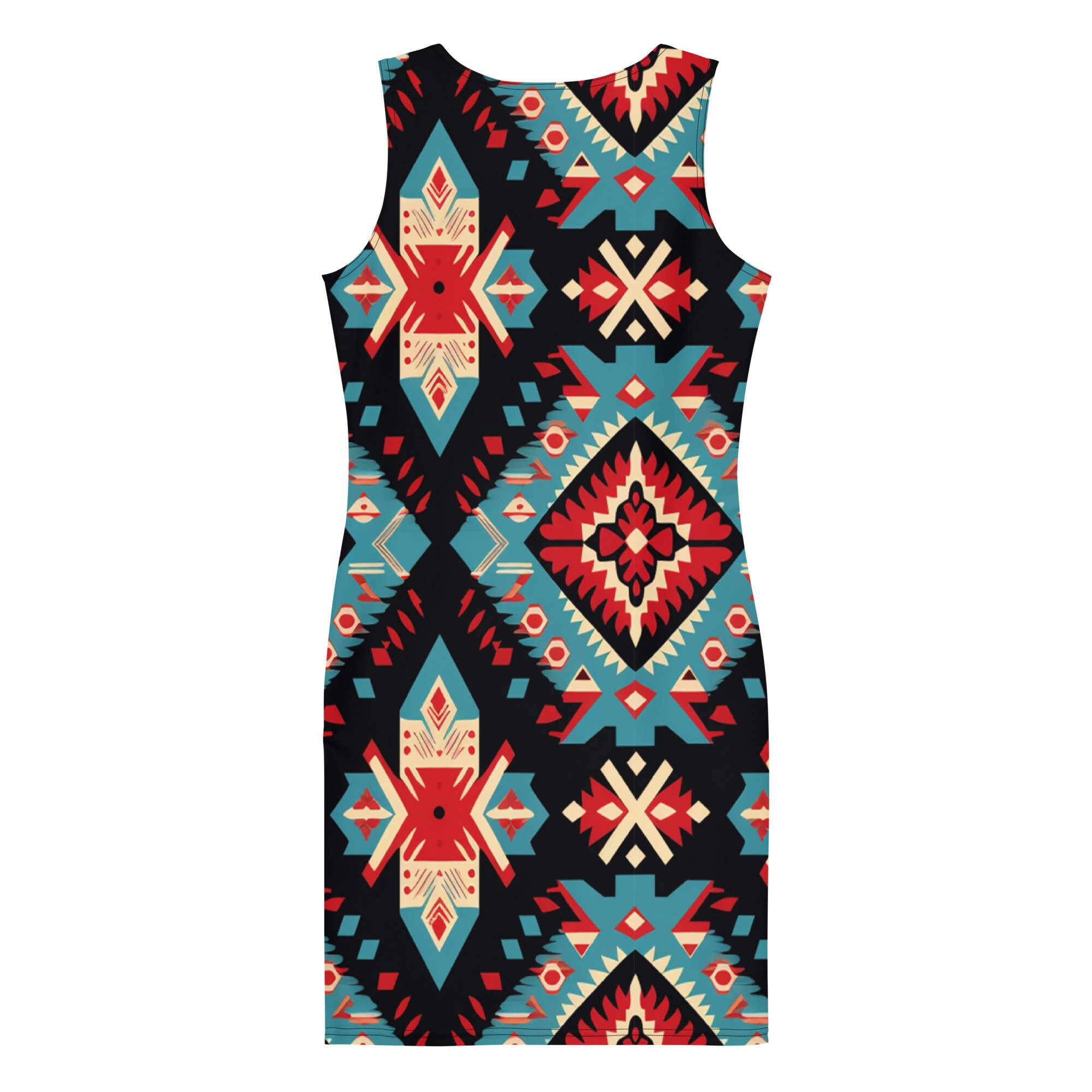 Welsh-inspired Geometric Bodycon Dress - Modern Fashion for Women - Etsy