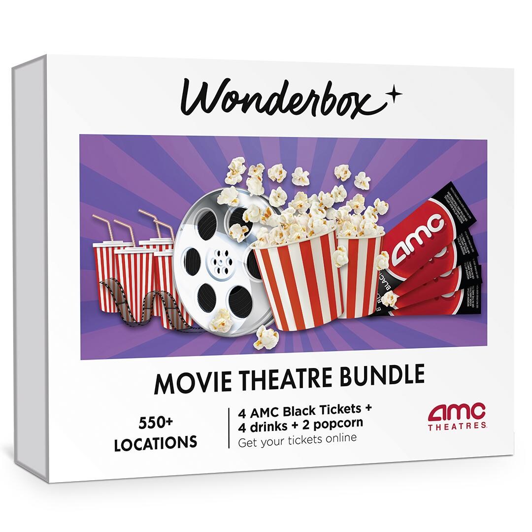 New Original Gift Movie Experience Bundle 4 AMC Movie Tickets, 4 Drinks ...