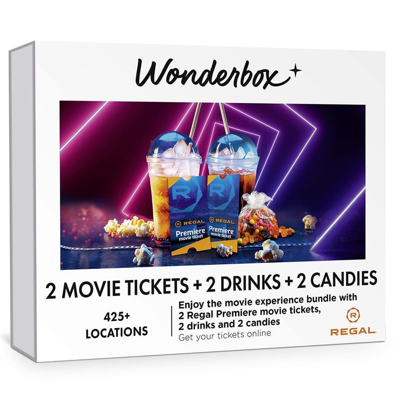 New Original Gift - REGAL Movie Experience Bundle - 2 Tickets for REGAL ...