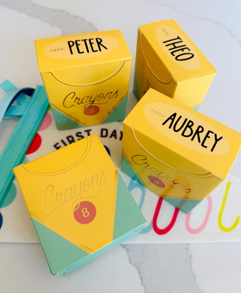 Personalized Crayon Treat Box for Kids & Teachers - Etsy