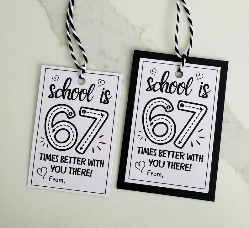 67 Valentine’s Day Cards for Kids, 6-7 Valentine Exchange Tags, Digital ...