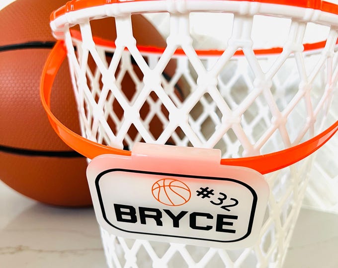 Easter "basketball Themed" Basket Candy Arrangement - Etsy