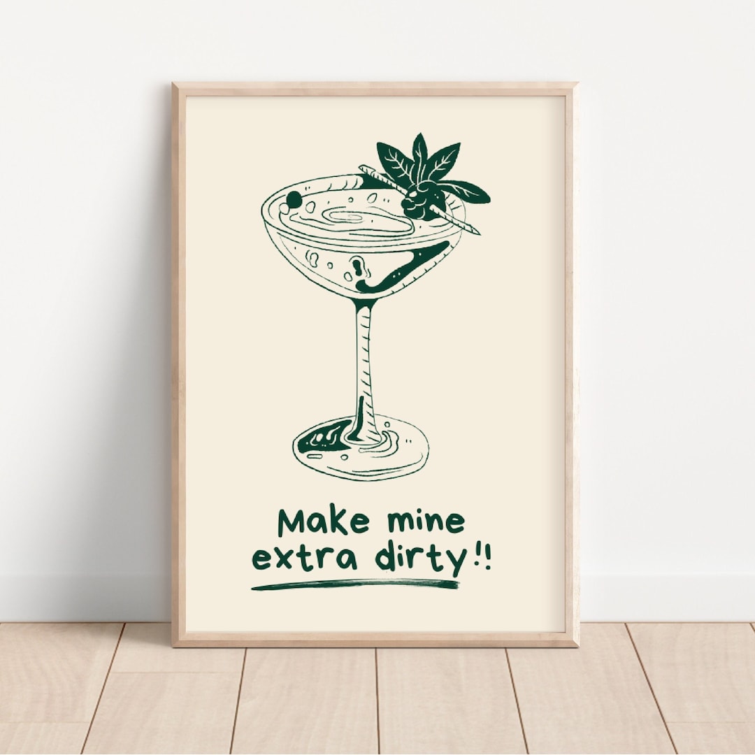 Martini Poster, Funny Bar Sign, Quotes About Life, Bar Cart Poster ...