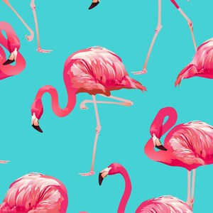 Flamingo Shirt - Women's Crew Neck Tee With All-over Tropical Pink ...
