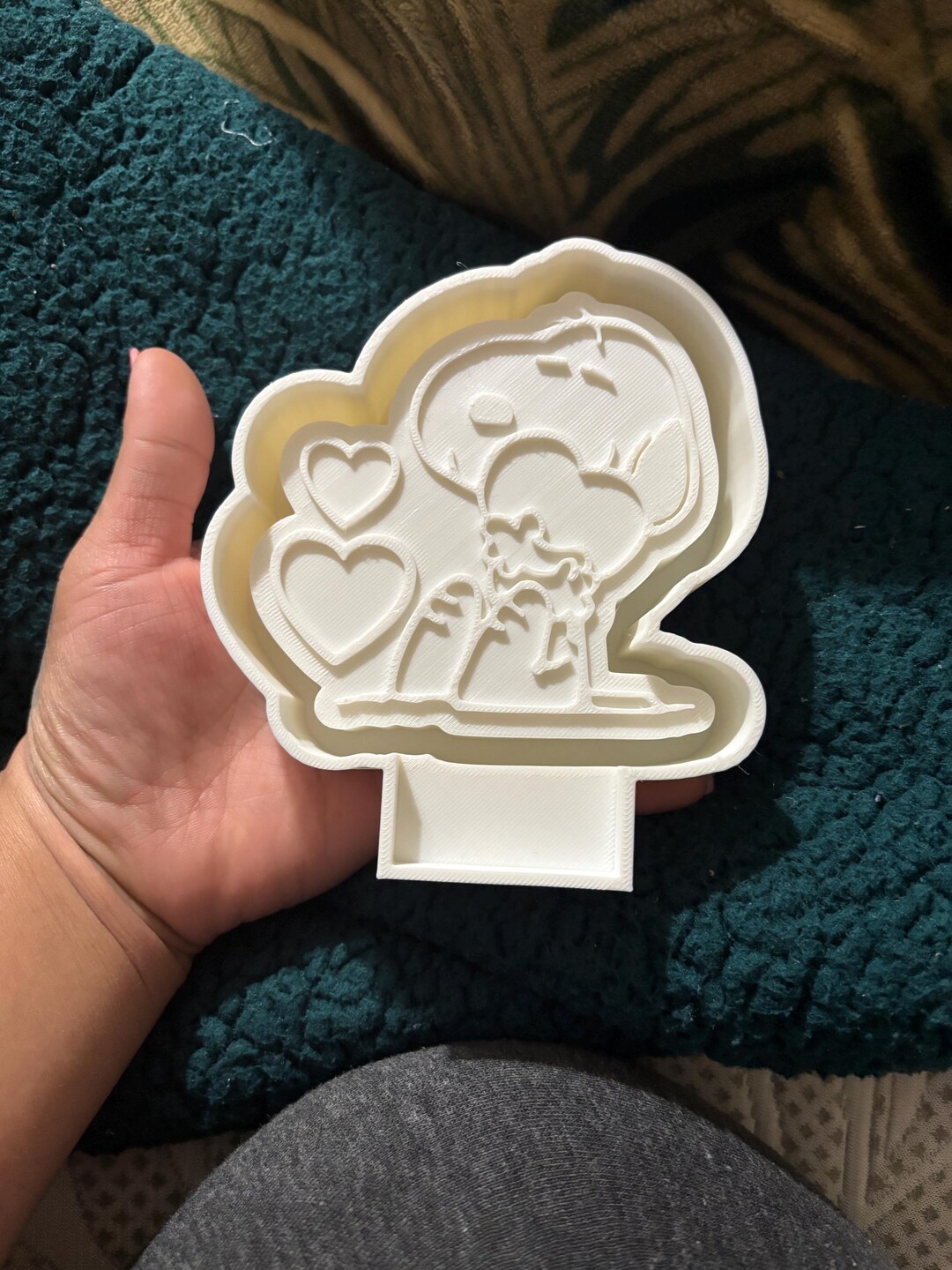 Snoopy With Hearts Freshie Mold - Etsy