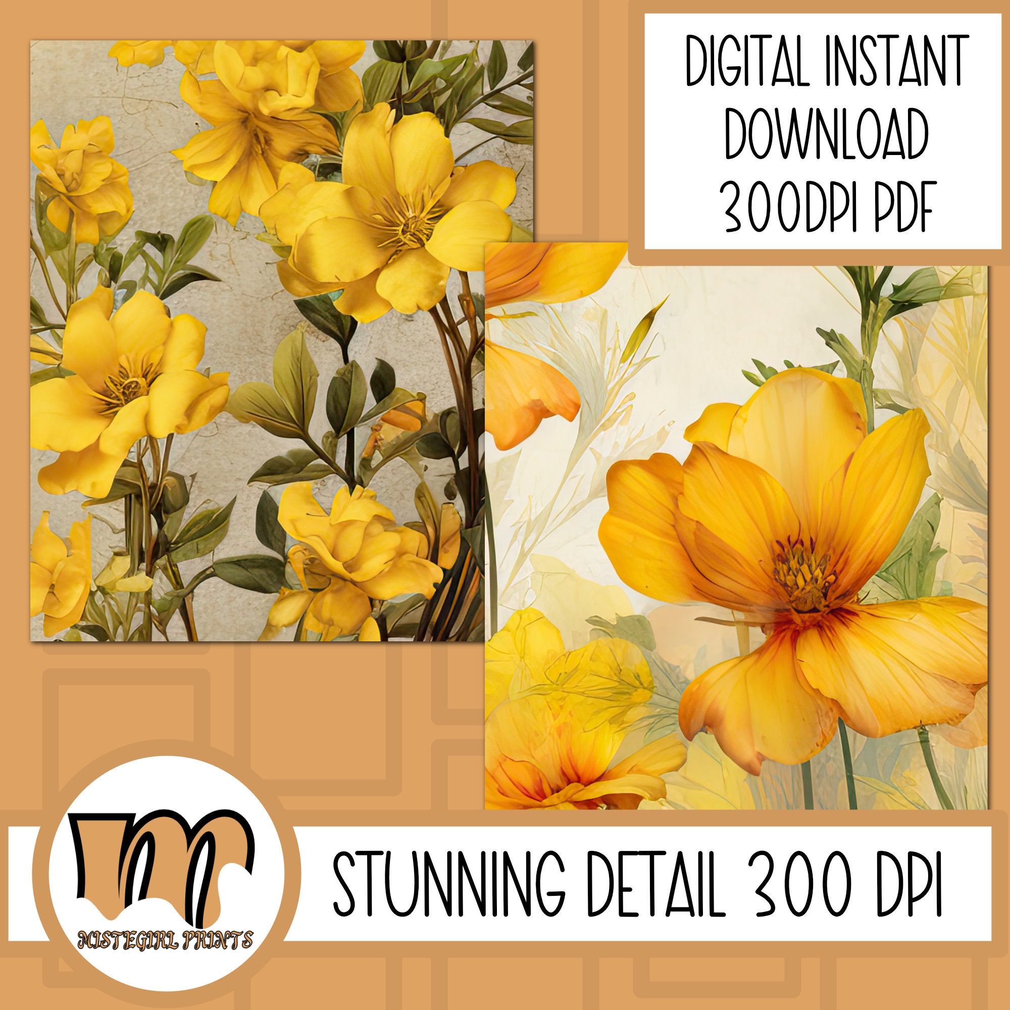 Sunflower Journal Pages Junk Journal Kit Papers Ephemera - Etsy