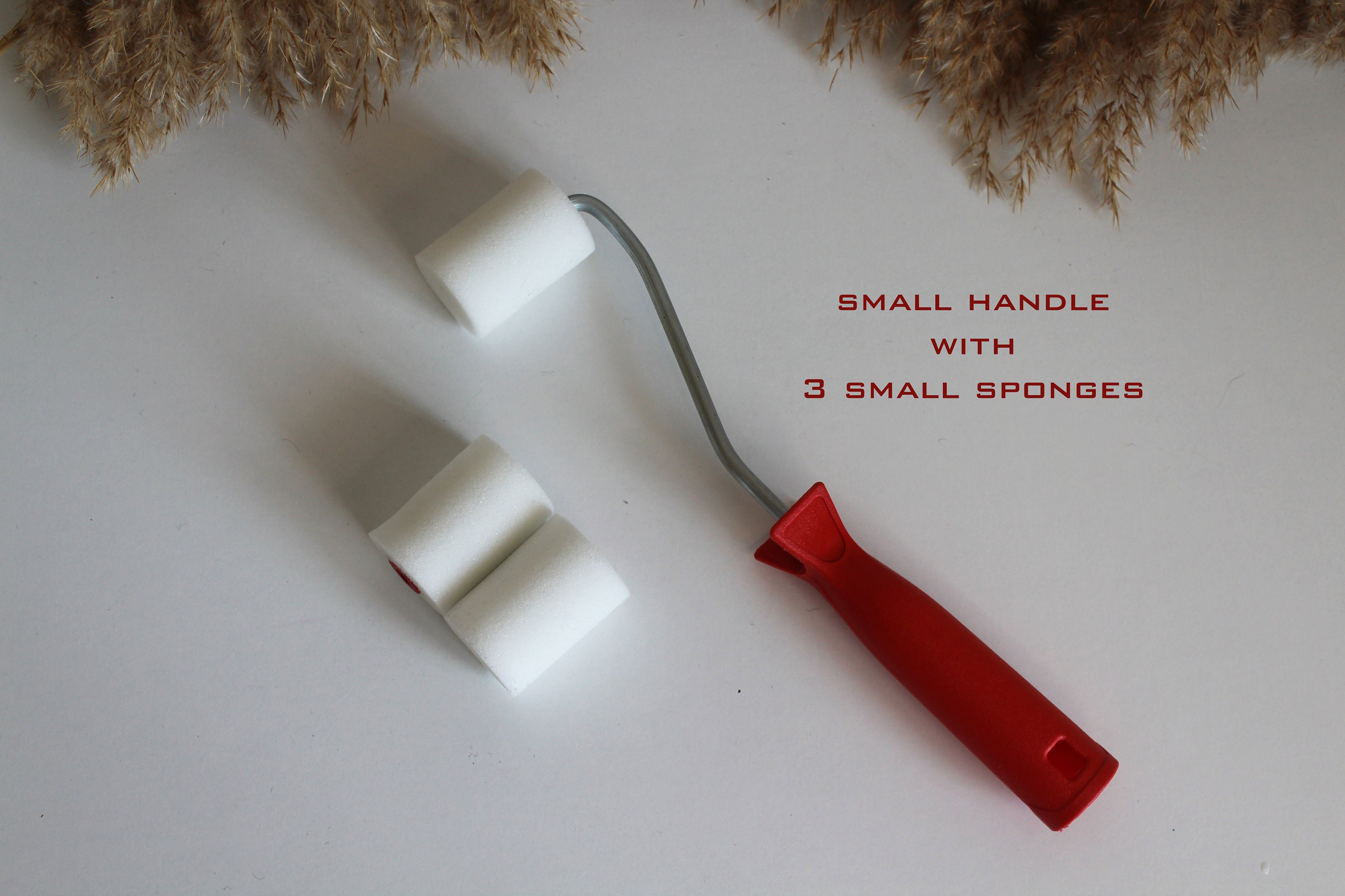 Foam Painting Roller, 2 Sizes Foam Roller With Sponges, Painting Brush ...