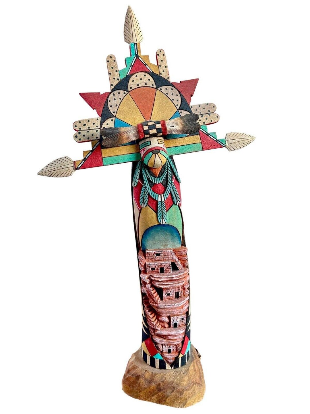 Hopi Kachina Doll Butterfly Pahlik Mana Signed by Neil - Etsy
