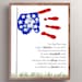 Independence Day Handprint Art Craft for Kids Toddlers | Patriotic 4th ...
