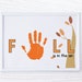 Pumpkin Handprint Crafts Bundle Happy Autumn Handprint Art Cutest ...
