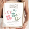 Grandparents Day Handprint Art Craft Gift for Grandparents From ...