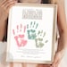 Grandparents Day Handprint Art Craft Gift for Grandparents From ...