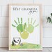 Grandparents Day Handprint Art Craft Gift for Grandparents From ...
