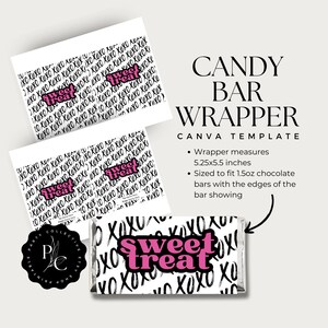 Valentine's Day Candy Bar Wrapper for Treat Bag, Teen Birthday Party ...