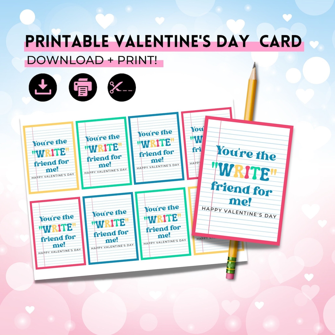 Valentine's Day Cards for Kids Classroom | Valentine Card | Treat Box ...