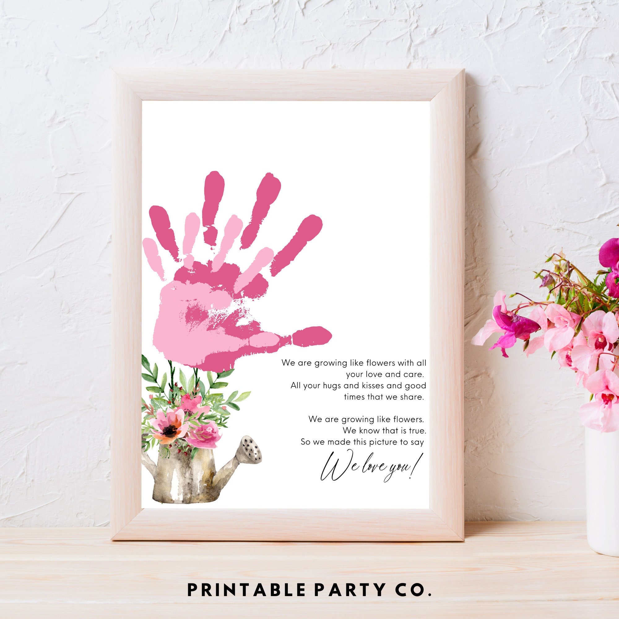 Handprint Craft for Kids | Handprint Art | Keepsake Birthday Gift ...