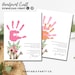 Handprint Craft for Kids Handprint Art Keepsake Birthday Gift Gift for ...