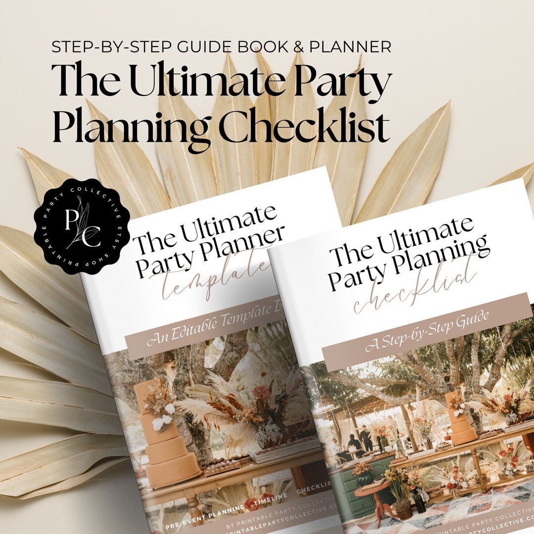 Budget-friendly Party Planning Ultimate Guide Book and Planner Template ...