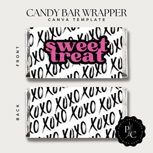 Valentine's Day Candy Bar Wrapper for Treat Bag, Teen Birthday Party ...