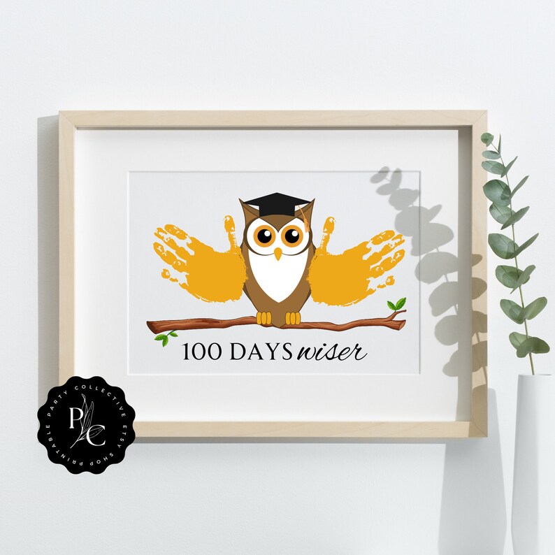 100 Days Of School Handprint Craft Celebrate 100th Day Of Learning