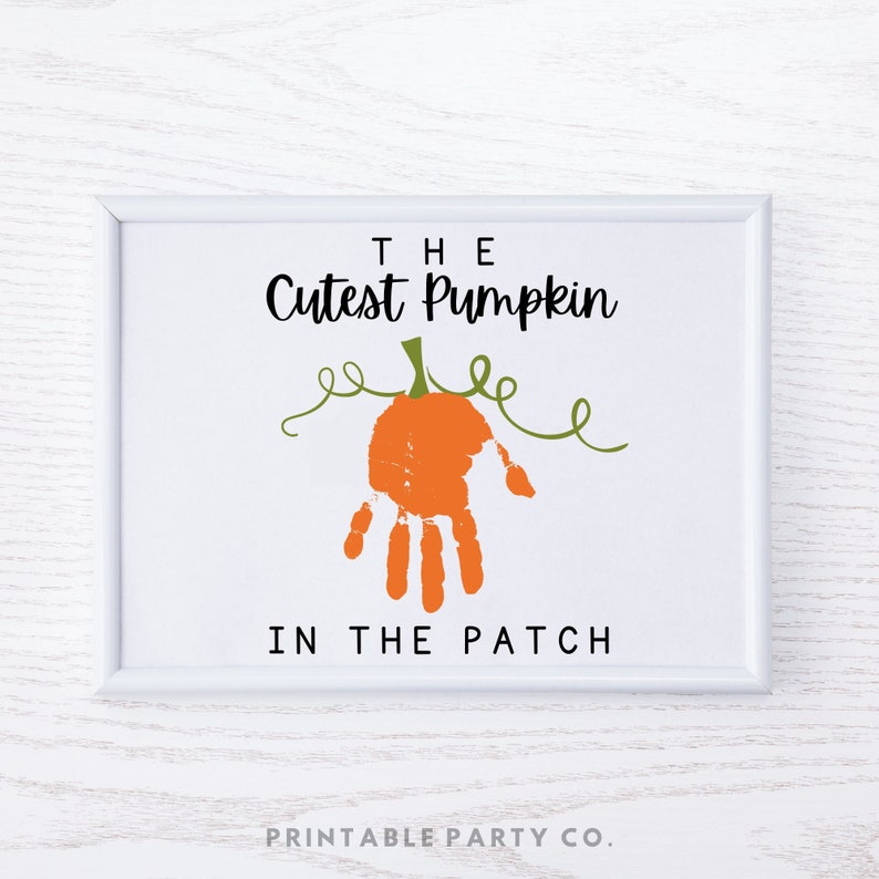 Fall Handprint Crafts Bundle | DIY Autumn Art (digital Download) - Etsy