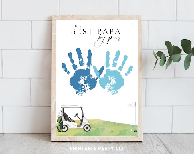 Grandpa Handprint Art | Father's Day Handprint Art Craft | Gift From ...