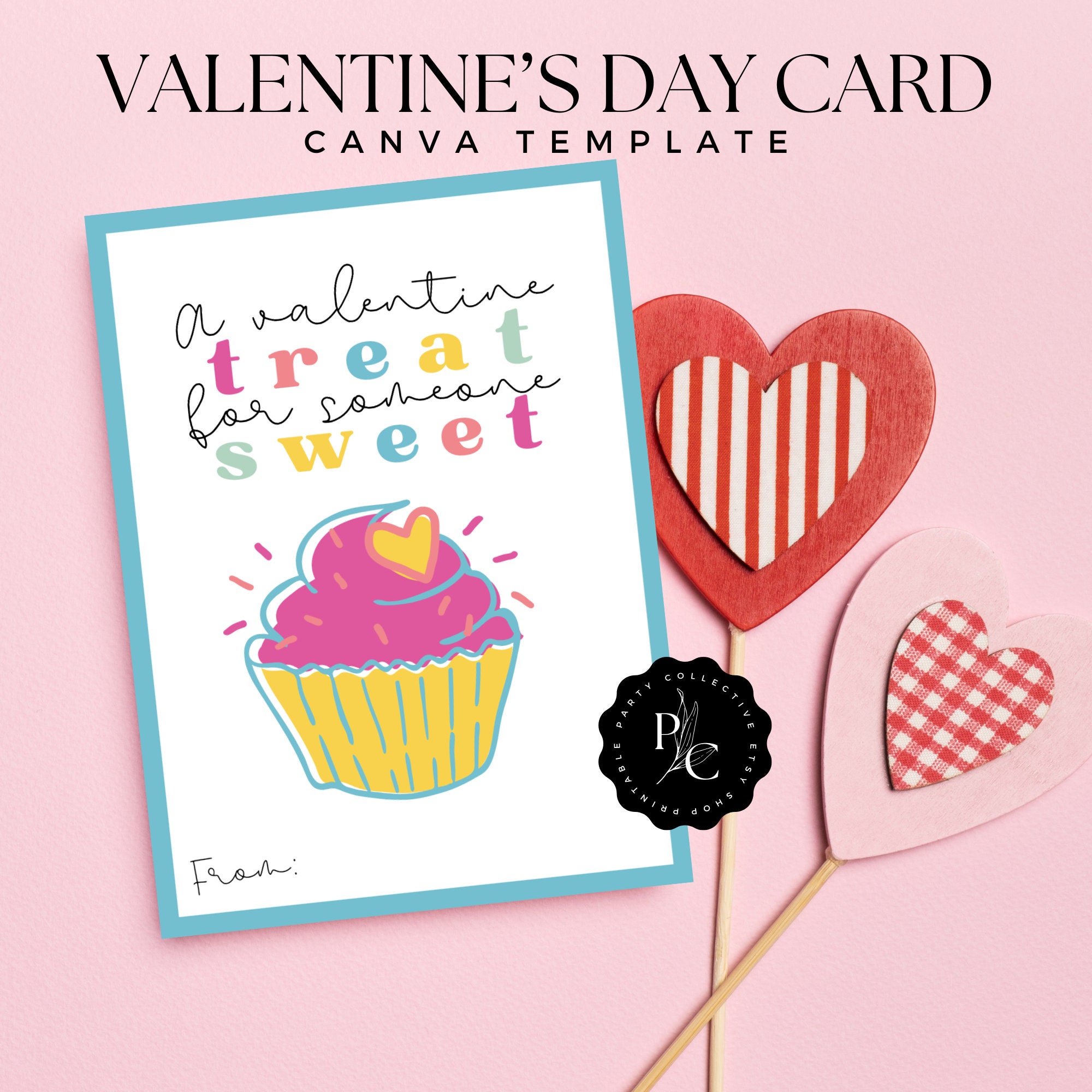 Valentine's Day Cards for Kids - Cute & Colorful Candy Exchange Cards ...