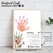 Handprint Craft for Kids Handprint Art Keepsake Birthday Gift Gift for ...
