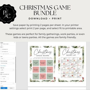 Christmas Party Games Bundle | Classroom Christmas Celebration | Office ...