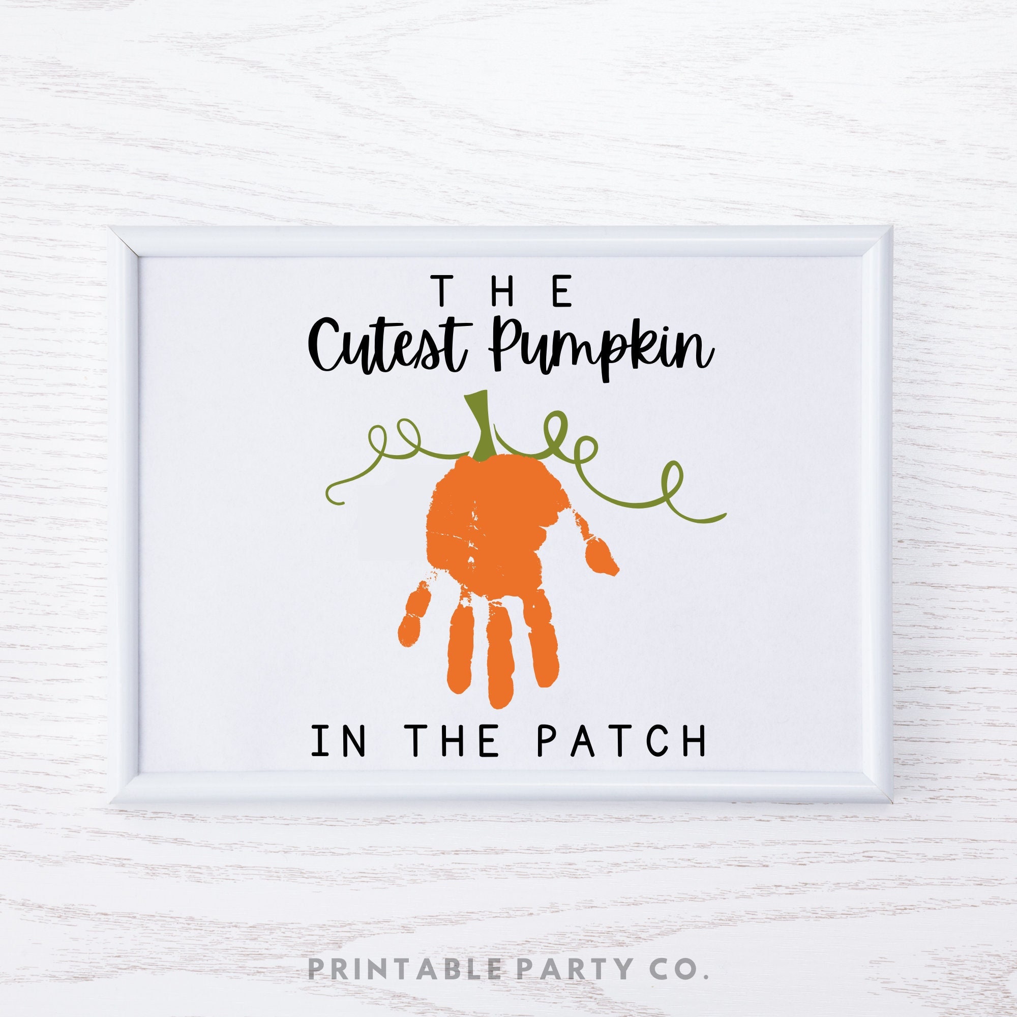 Fall Handprint Crafts Bundle Happy Autumn Handprint Art Cutest Pumpkin ...