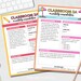 Yearly PTA PTO Newsletter Template Set Monthly Classroom Handout Flyer ...