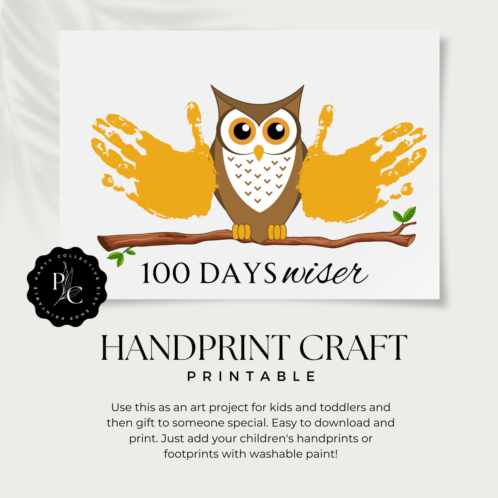 100 Days Of School Handprint Craft Celebrate 100th Day Of Learning